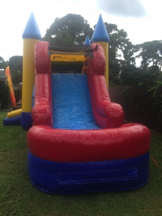 Castle Bounce & Slide Combo WET / DRY - The Jumpy Place, Inc NEW SMYRNA BEACH FL